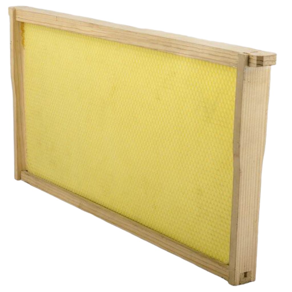 Assembled Deep Wooden Frame with Waxed Foundation| Maritime Bee ...